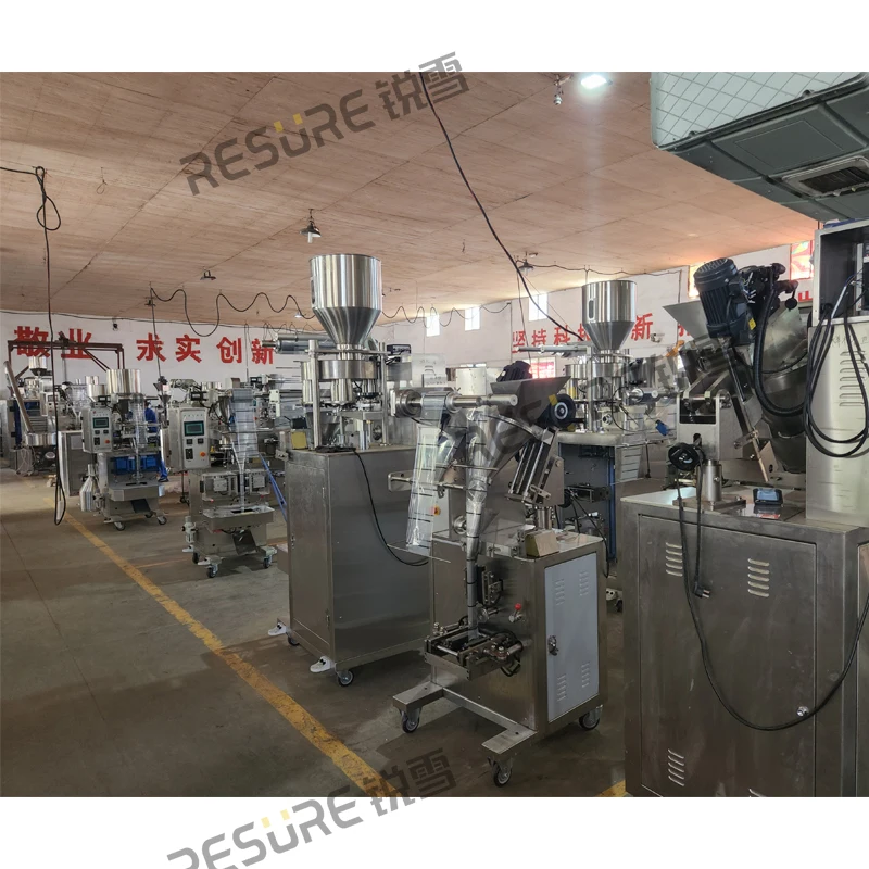 Resure High Speed Inline Whisky Sachets Filling Machine Jam Packing ...