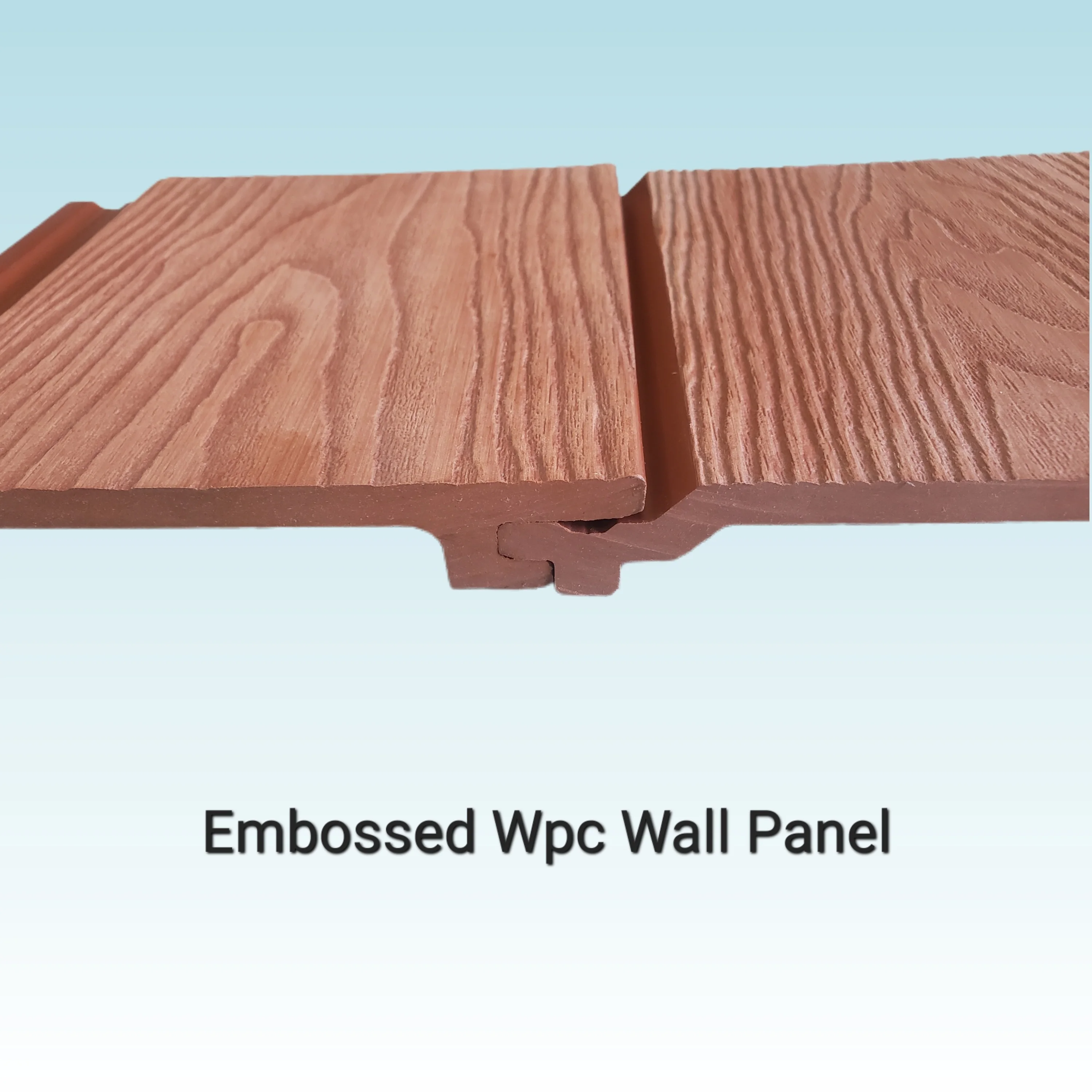 Waterproof Outdoor Wpc Wall Cladding 3D Wood Grain Wpc Wall Panel for ...