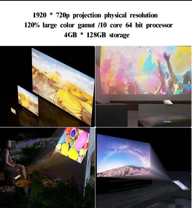 1080p Wifi Mobile Phone Smart Mini Led Projector - Buy Mini Led ...