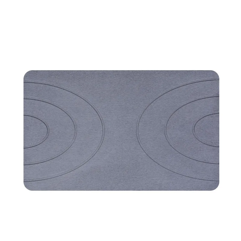 Natural Nonslip Bathroom Diatomaceous Earth Bath Mat Fast Drying Stone ...
