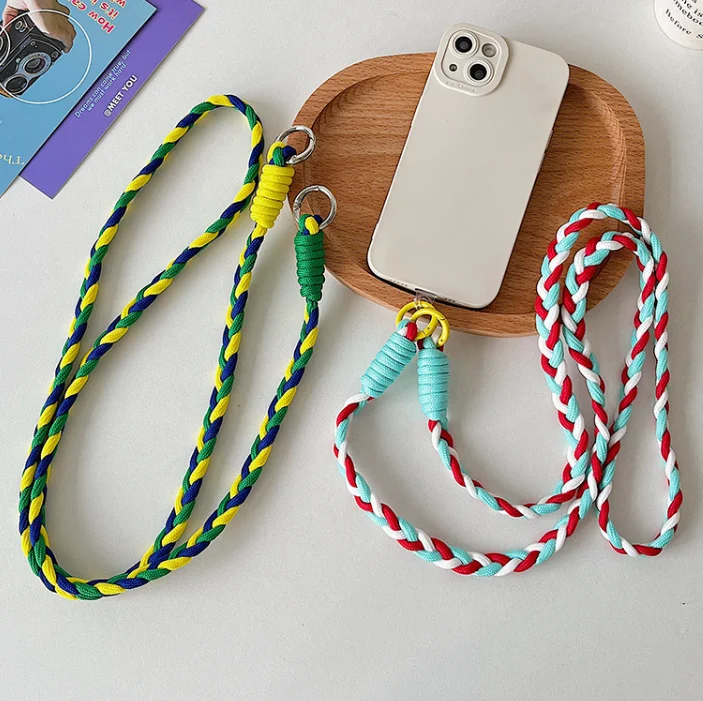 Hot Sale Custom Adjustable Nylon Phone Lanyard Handmade Crossbody ...