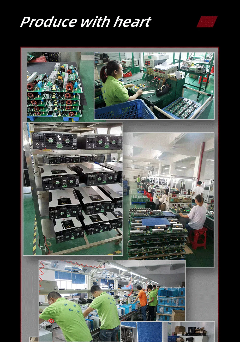 Sako E-sun Solar Inverters Hybrid Pure Sine Wave Off Grid Power System ...