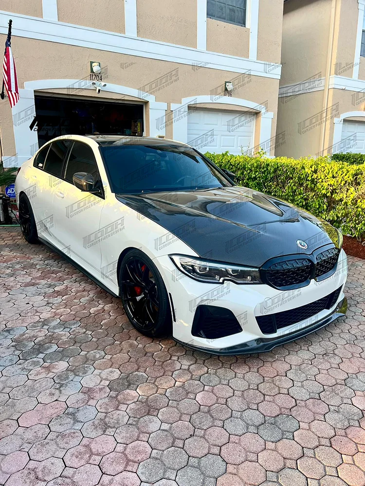 ICOOH Carbon Fiber Engine Hood for 2023 BMW M340i & G20 G21 G28 ODM