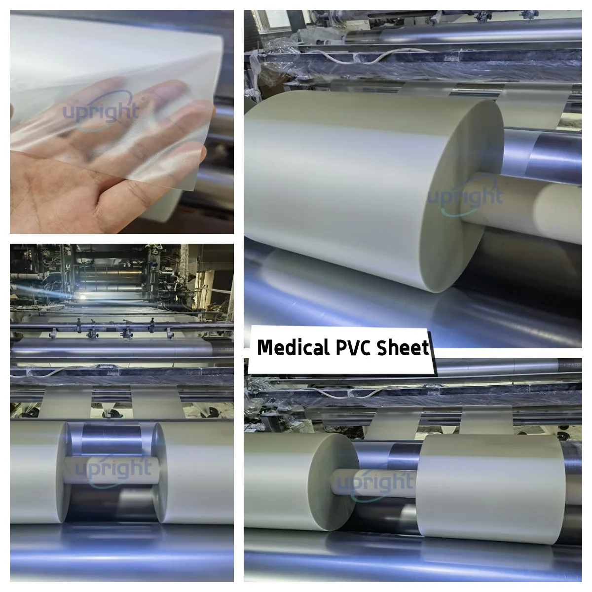 Upright Soft Pvc Super Translucent Plastic Rolls Frosted Matte Pvc Film ...