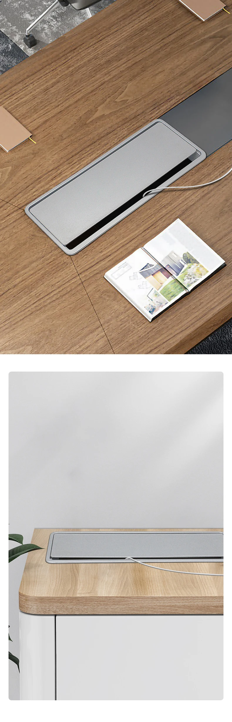 Factory Supply Rectangular Cord Organizer Desktop Accessories Cable ...