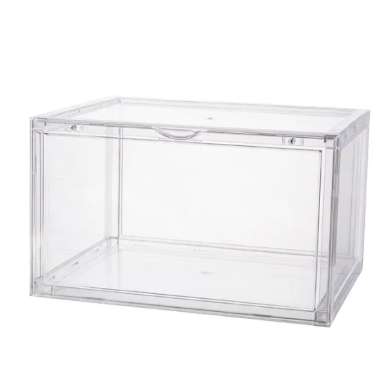 Custom Plain shoe shipping postage box,transparent shoe box acrylic ...
