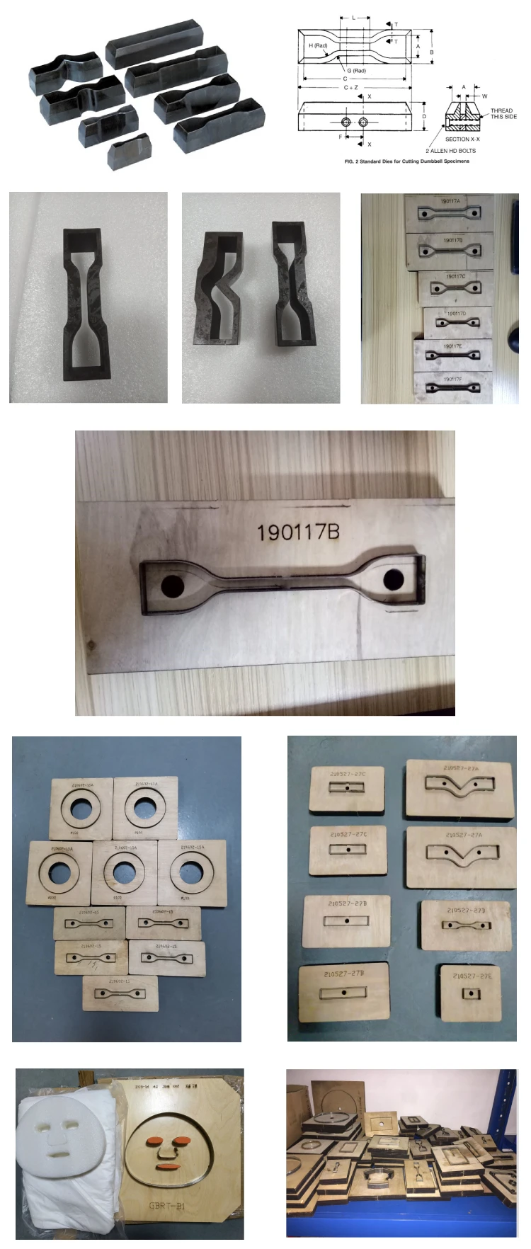 ASTM D638 Rubber Specimen Cutting - Precision and Efficiency