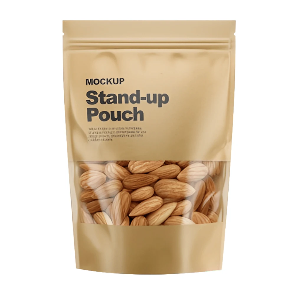 Custom Printed Stand Up Plastic Zip Lock Pouches For Food Packing ...