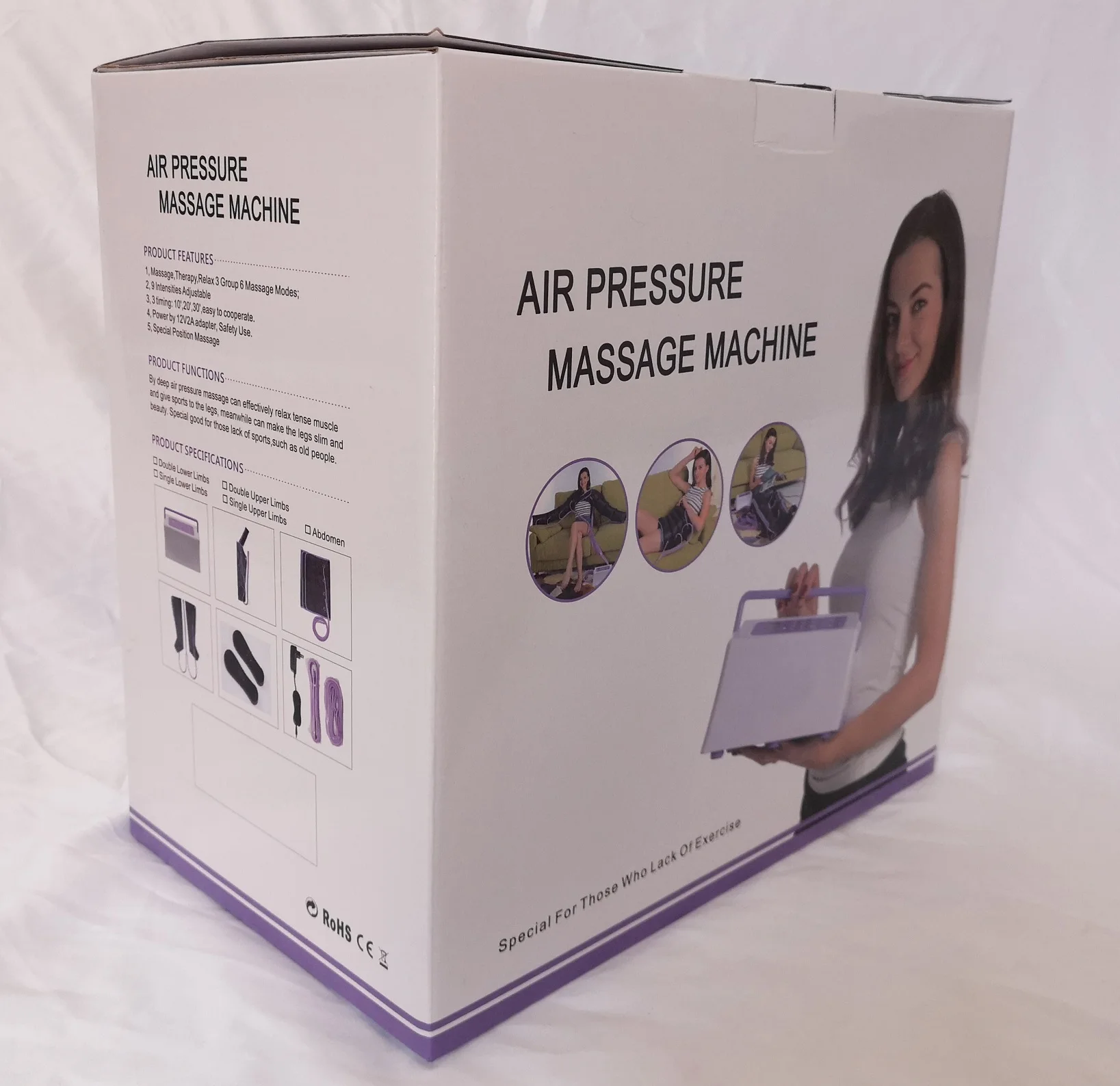Pneumatic Air Wave Pressure Massage Circulating Therapy Instrument ...