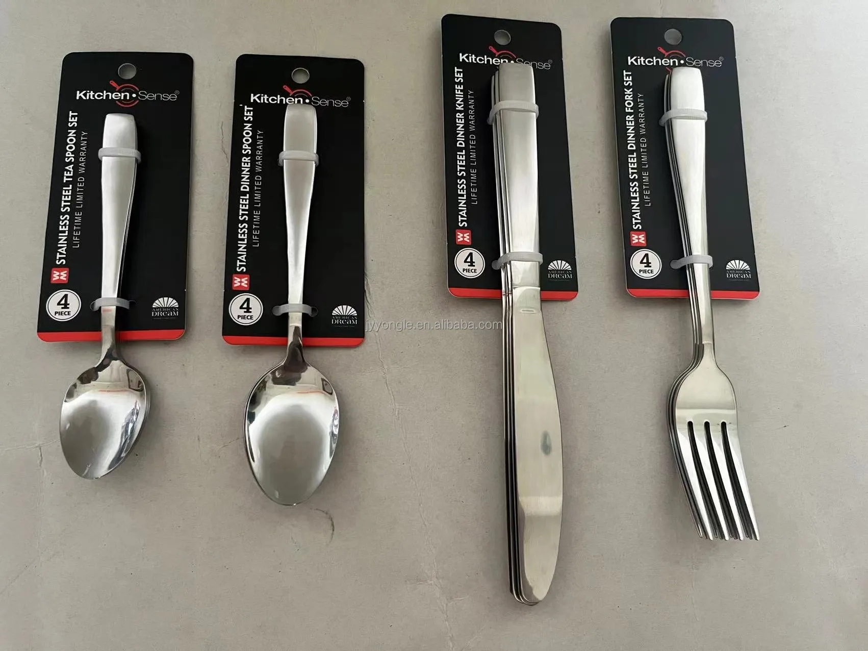 Stainless Steel Cutlery Set Dinner Knife+dinner Fork+dinner Spoon ...