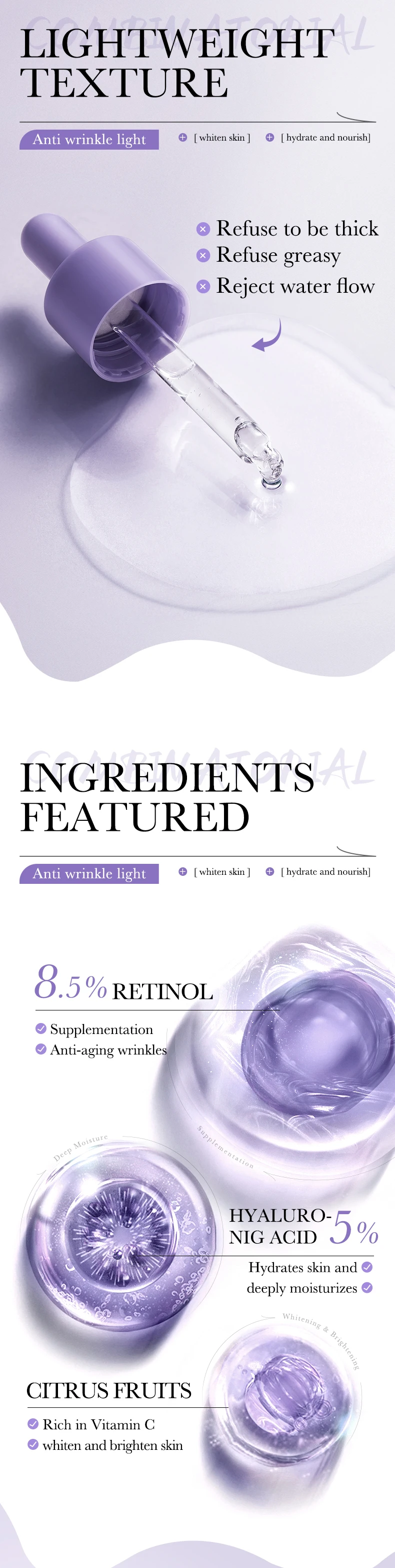 Niacinamide Hyaluronic Acid Set - Hydrating Vitamin C Serum