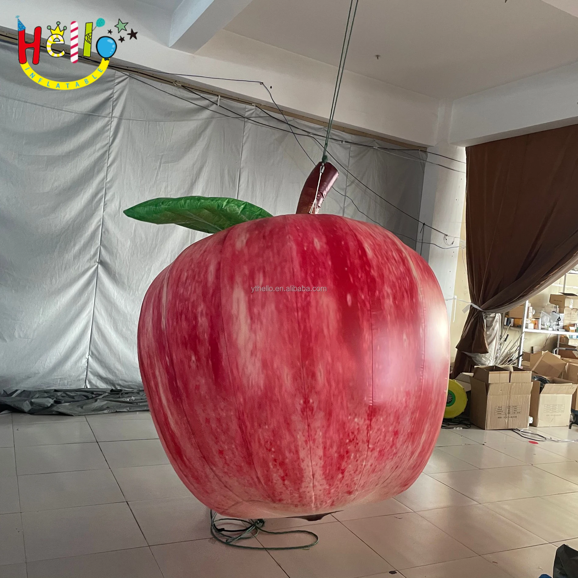 Outdoor Decorative Advertising Fruit Shape Balloon Giant Red Inflatable ...