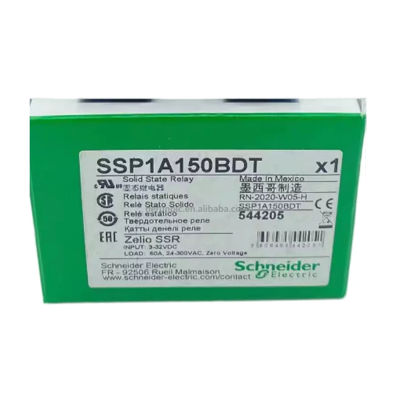 SSP1A150BDT Three-phase Solid-state Relay 530VAC 50A Input 24-300VAC ...