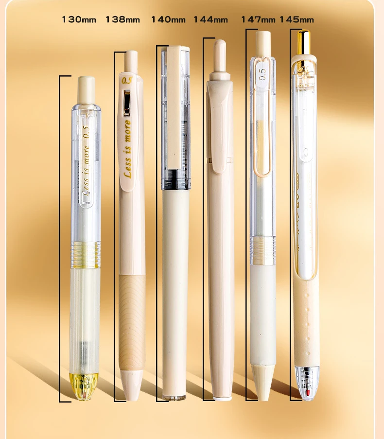 Simple And Fresh Neutral Pen Creative With Different Shapes Student ...