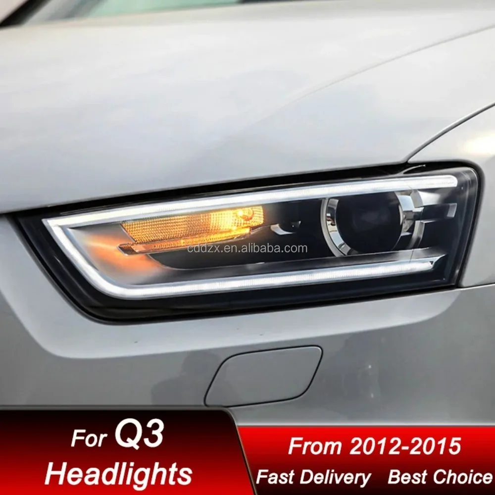 Q3 Headlight 2012-2015 for Audi HID Xenon Assembly Headlamp OEM ...