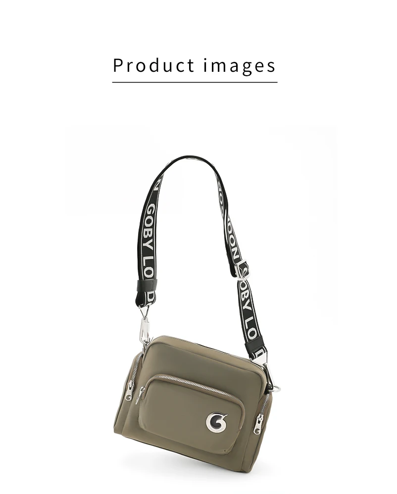Goby London 2024 Women's Nylon Messenger Shoulder Bag Fashionable Cross ...