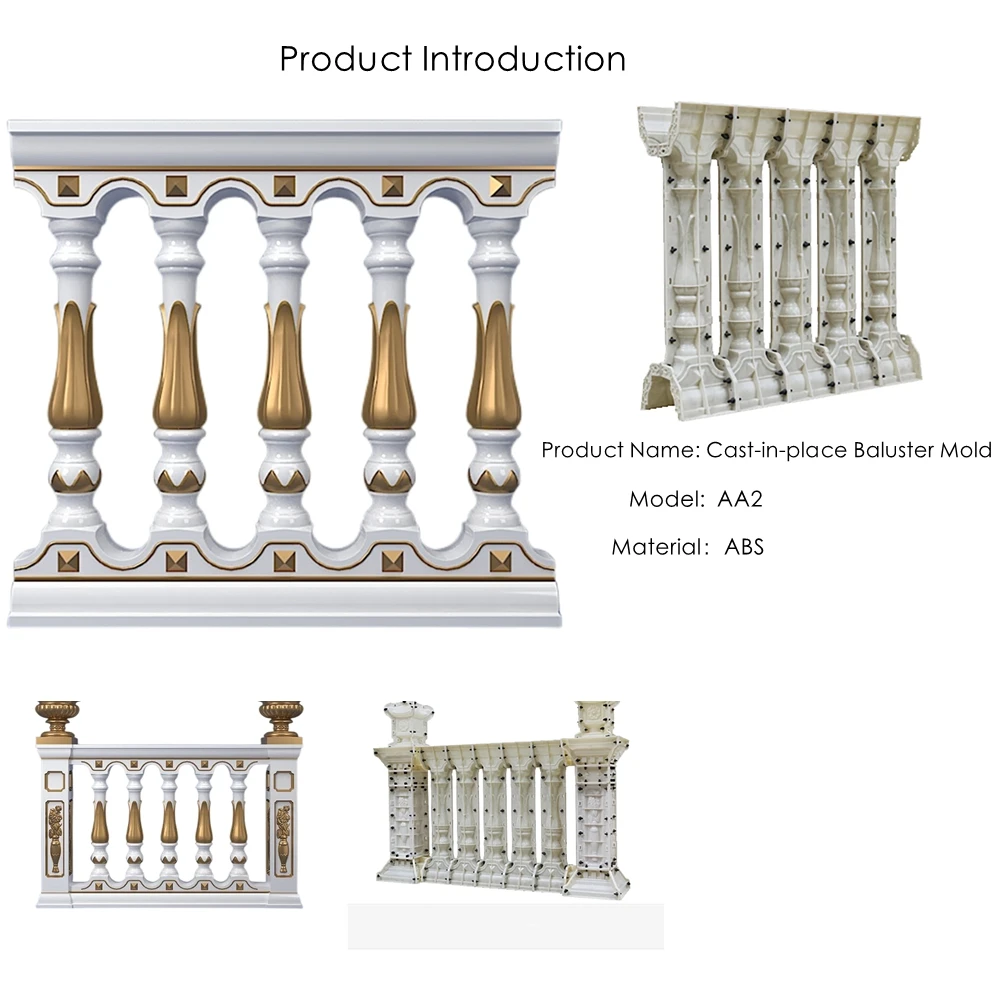 Shop Our Hot Sale Concrete Balustrade Molds - Durable & Versatile