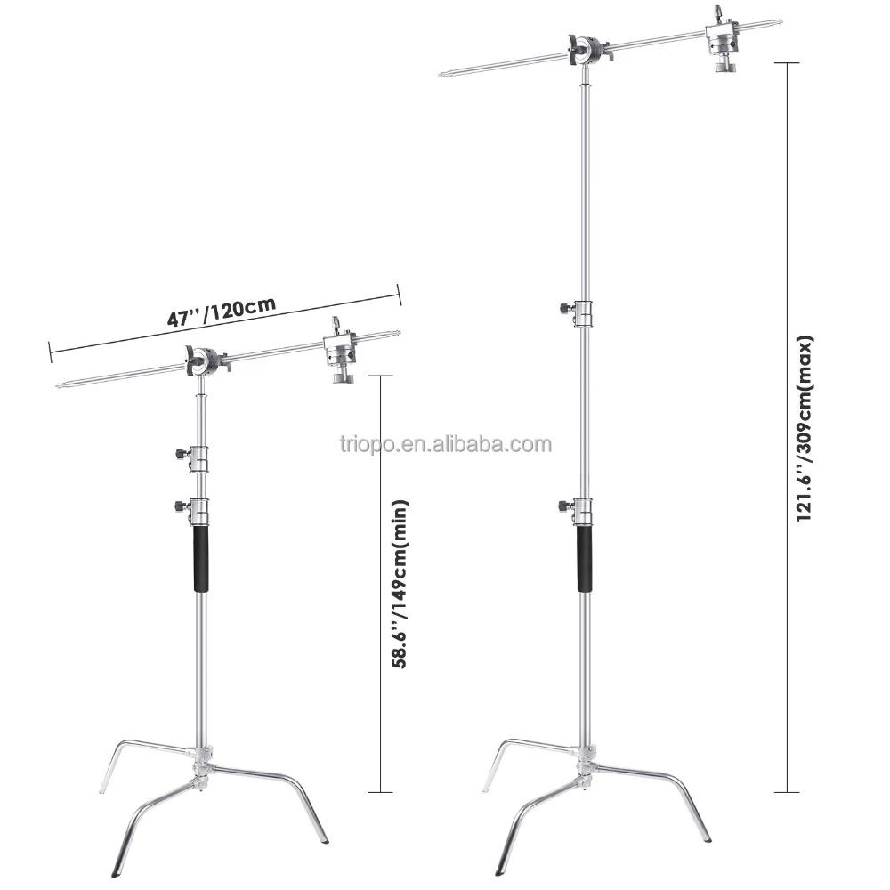 C Stand Photo Studio Heavy Duty Load 20kg Light Stand C Type Stand With ...