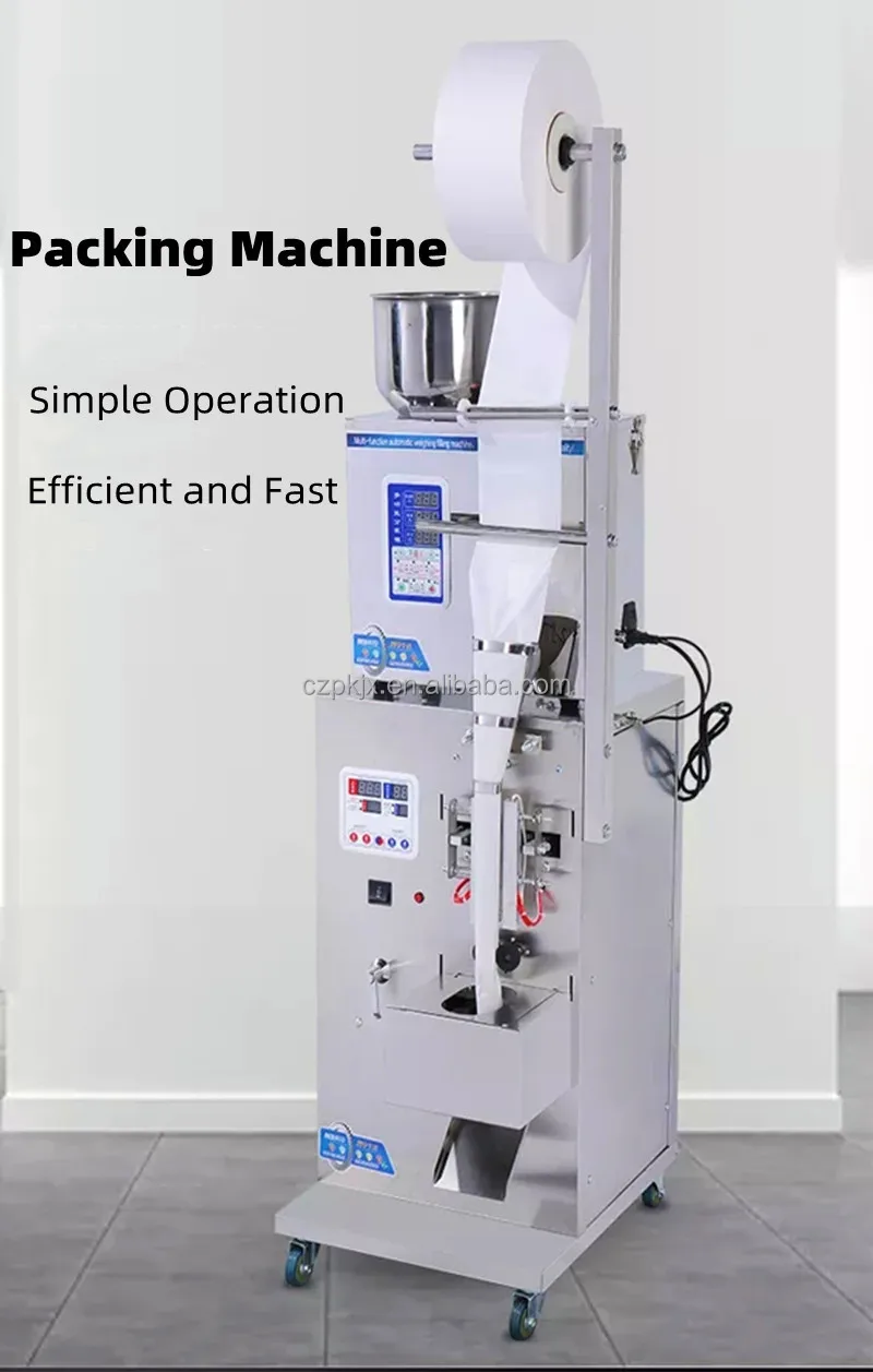 Small Spice Vertical Packing Machine Snack Food Pouch Packing Machine For Small Business Multi ...