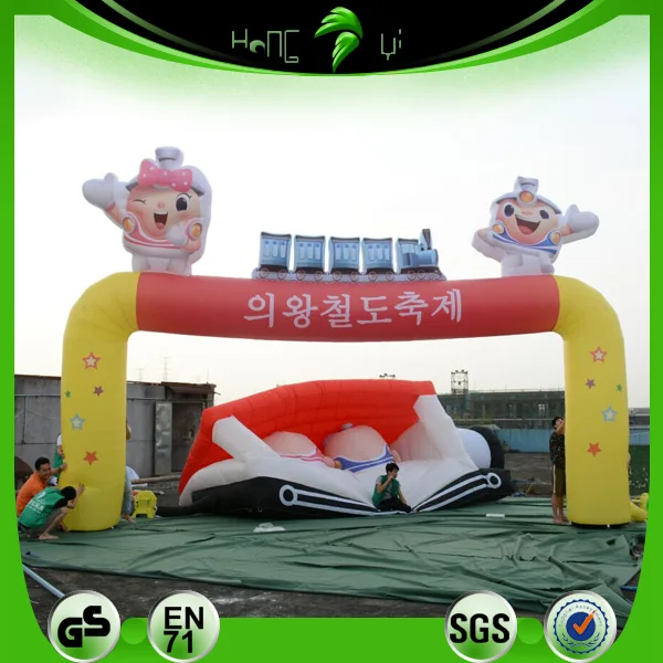Outdoor Custom Inflatable Advertising Arch Customized Inflatable Led ...