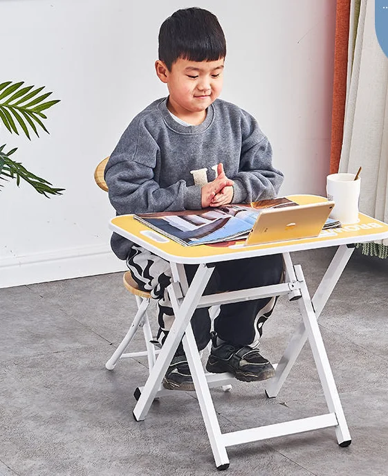 Modern Wooden Multifunctional Study Table and Chair Set for Kids ...
