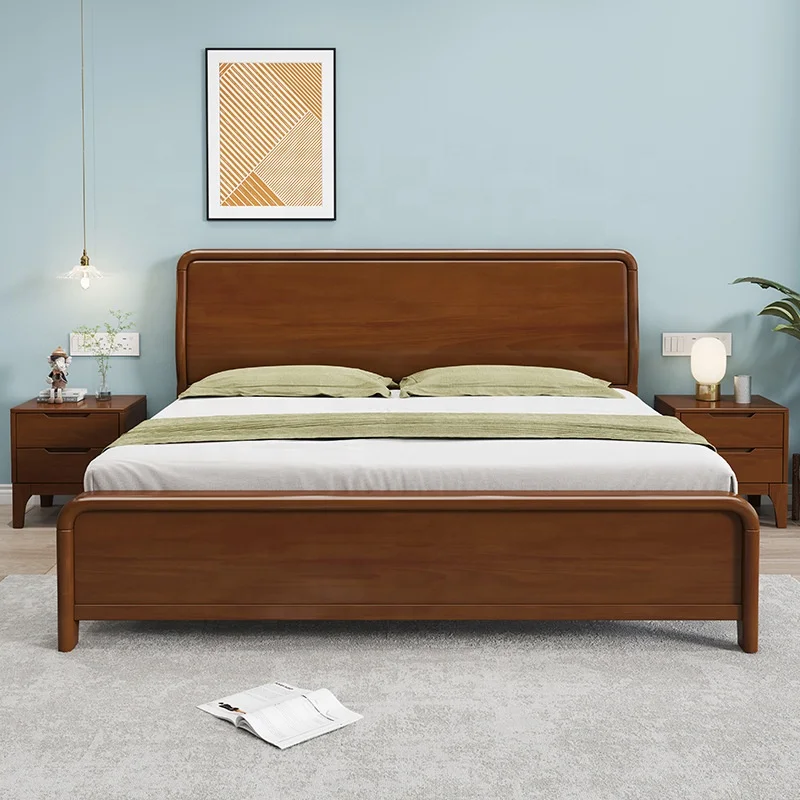 Lit En Bois King Size Bed Hotel Bett Muebles Cama Matrimonial Bedroom ...