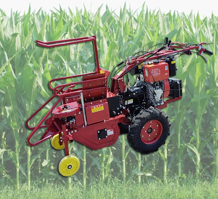 2025 New AG Small Hand Push Mini Corn Harvester Agricultural Walking ...