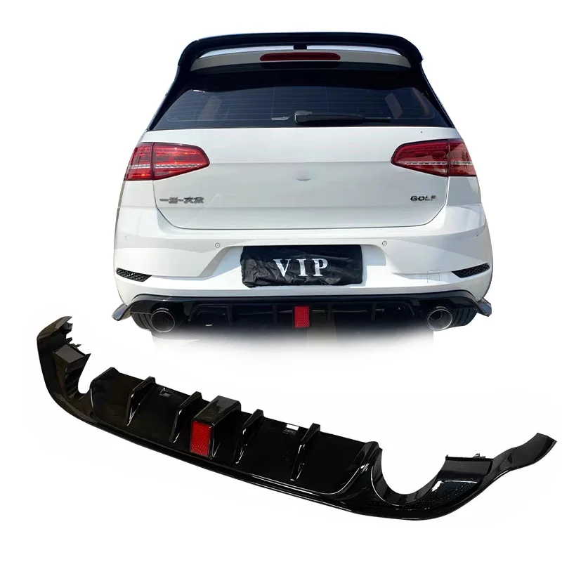 Auto Tuning Upgrade Bodykit ABS Carbon Fiber TCR Style Rear led Lip ...