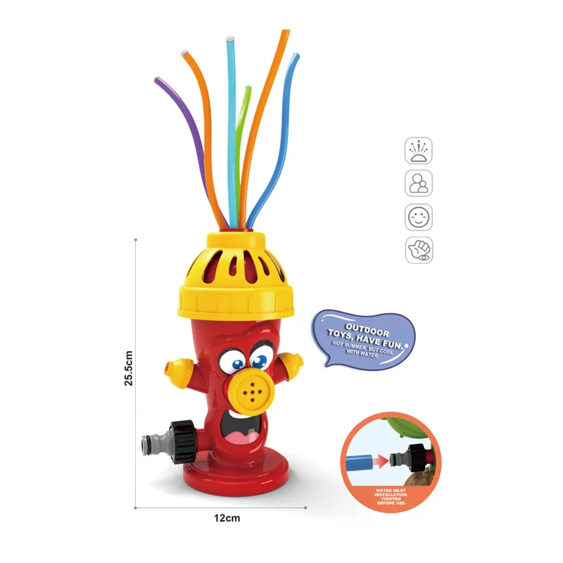 Hydrant Shape Kids Sprinkler Toddler Sprinkler Summer Outdoor Toys For ...
