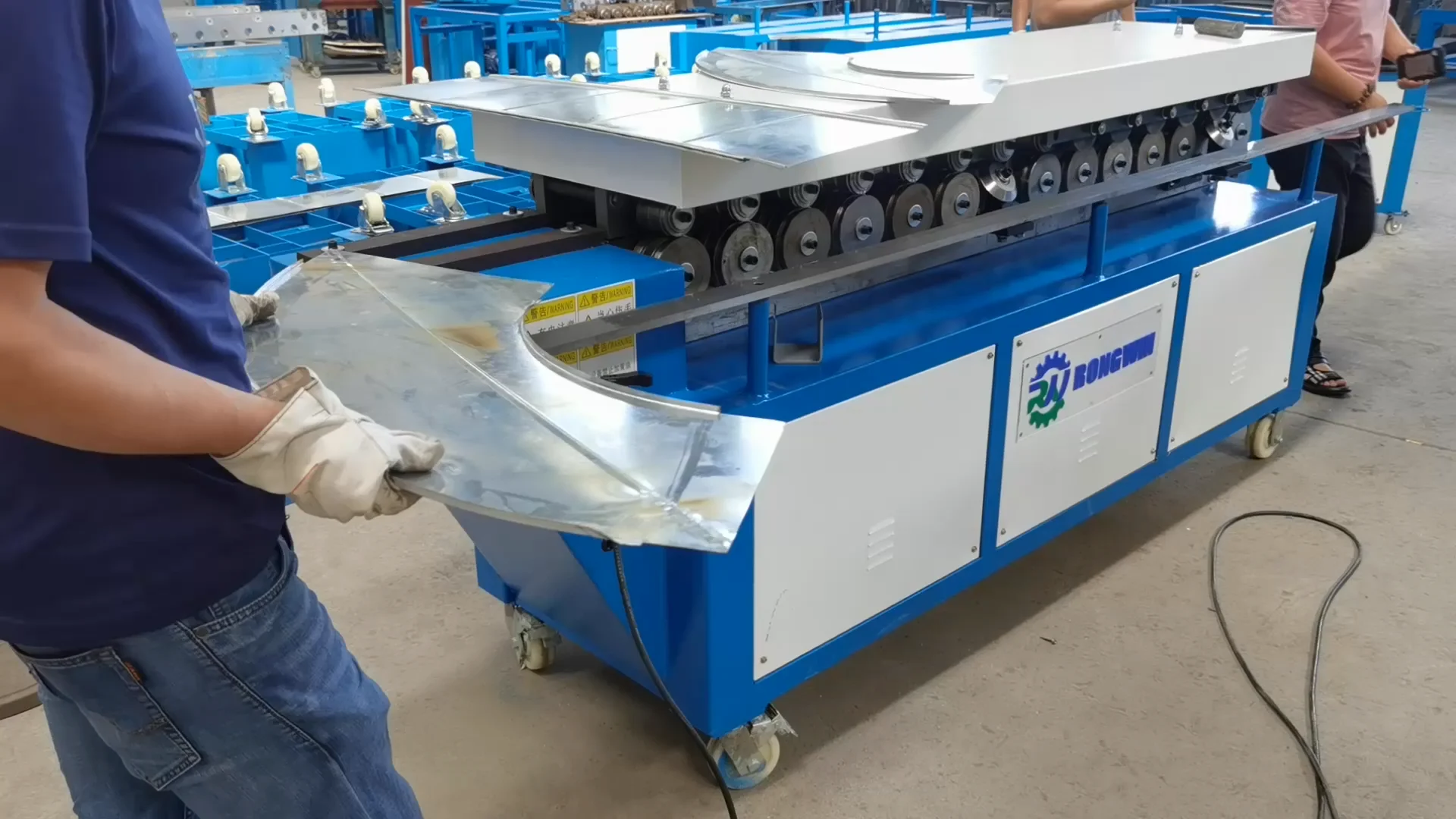 Flange Rolling Machine Tdc Duct Forming Machine Sells Well In European ...