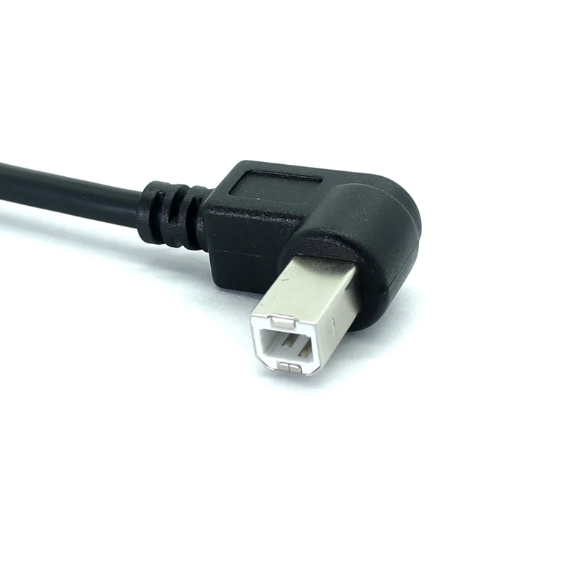 90 Degree USB B Printer Cable USB2.0 a Male to B Male Data Transfer ...