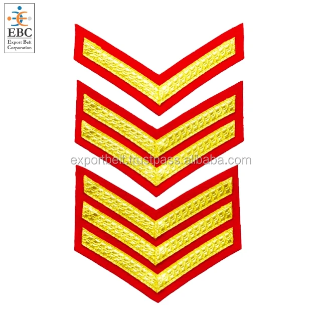 Custom Shoulder Ranks and Chevrons - Eco-Friendly Patches