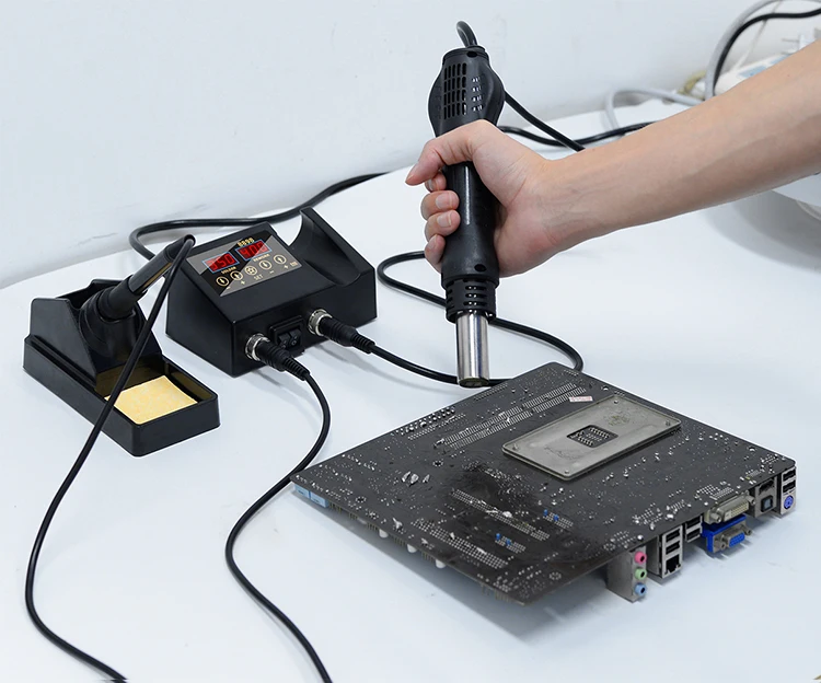 Smd Rework 8898 2 In 1 Multi-functional Soldering Station Soldering ...