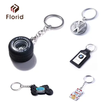 Metal Carriage Wheel Keychains 3d Rubber Key Chain Vehicle Wheel Key ...