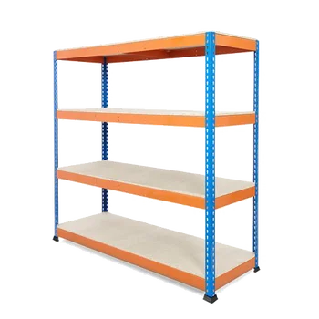 Extra Wide Heavy Duty Stacking Shelves Boltless Rack Warehouse Shelf ...