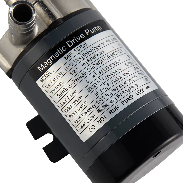 Home Brewing Recirculating Pump - Food Grade Stainless Steel