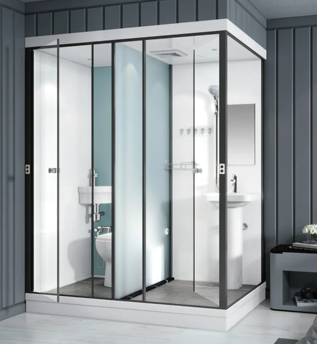 All-in-one Shower Room Modular Portable Bathroom Pods With Toilet ...