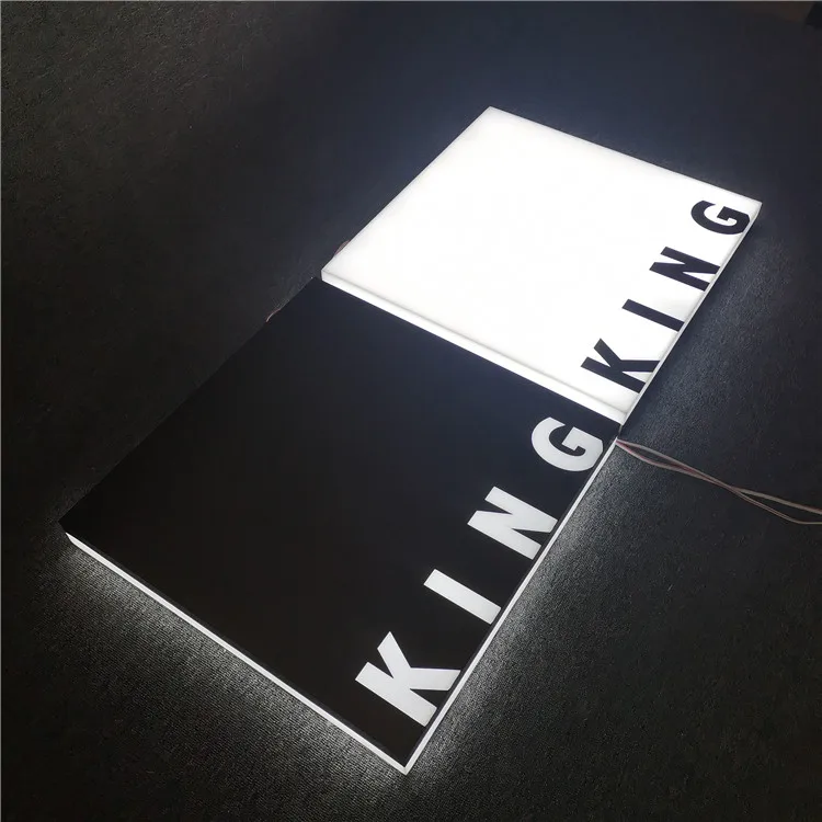 Customized Advertising Round Circular Acrylic LED Light Box Sign