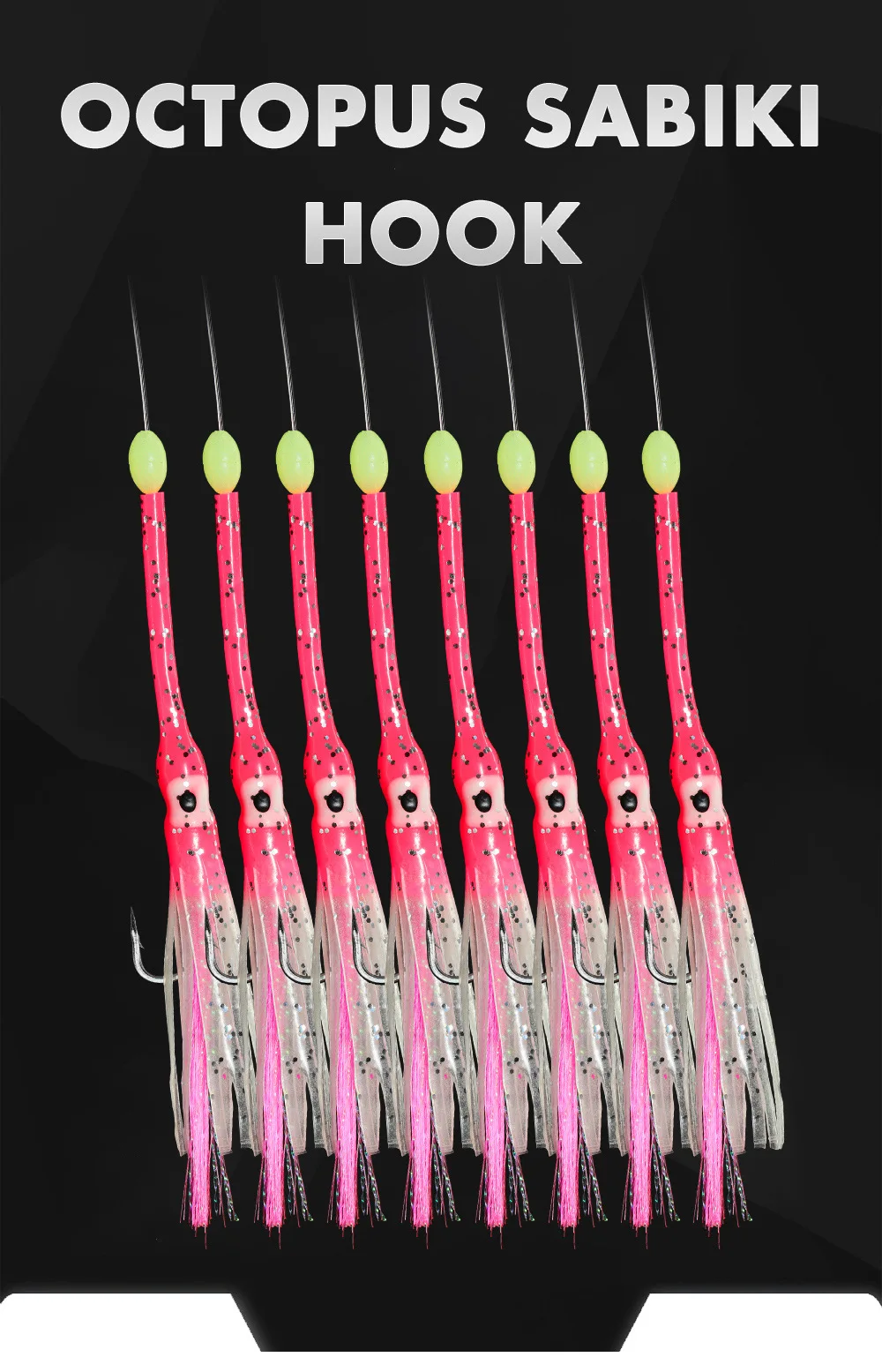 6/8 In 1 Makrelenvorfach Sabiki Squid Jigs Saltwater Fishing Lure High ...