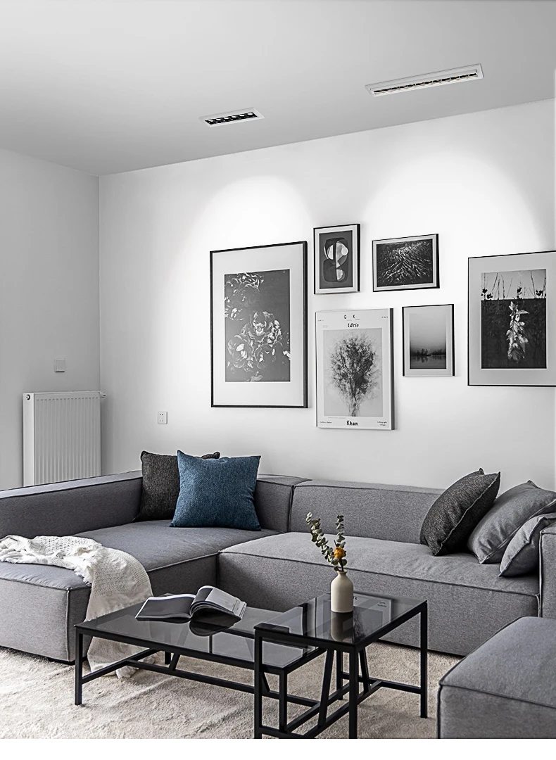 Ldsun Wall Washer Trimless Recessed Cob Spotlight Magnetic Track ...