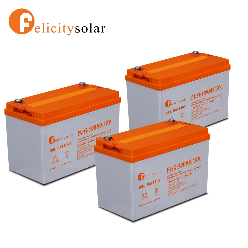 Felicity Solar Lead Acid Battery Positive Plate 12v Gel Battery 100ah ...