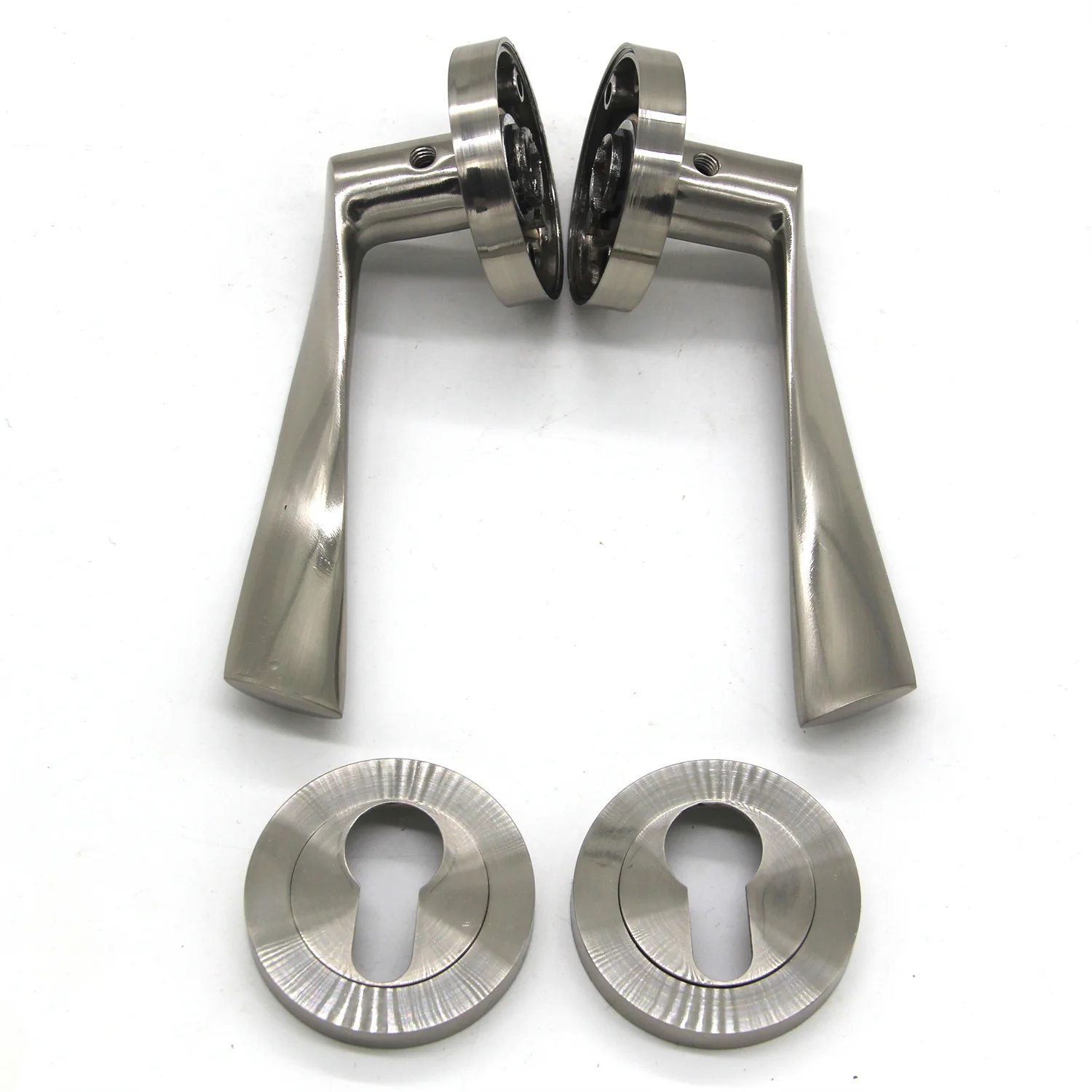 Modern design european model interior wooden door aluminum split door ...