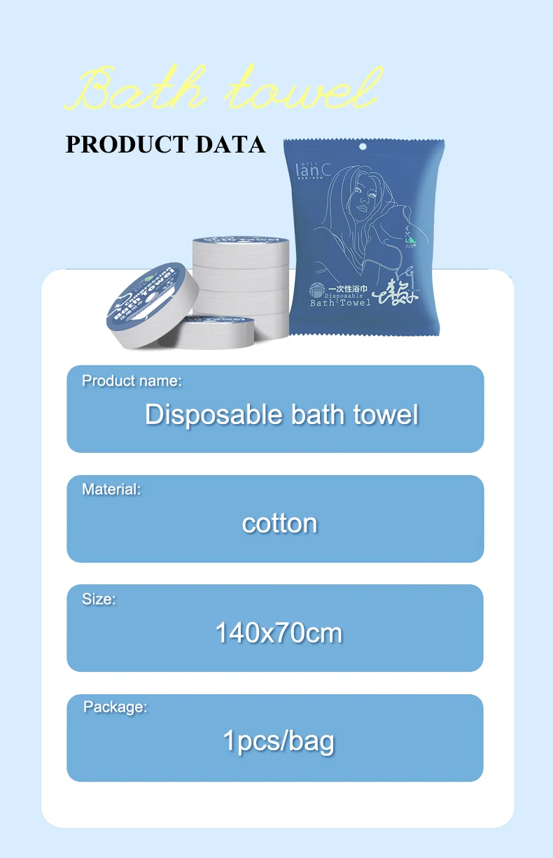 Disposable Towel Custom Label Packaging Logo Disposable Beauty Salon ...