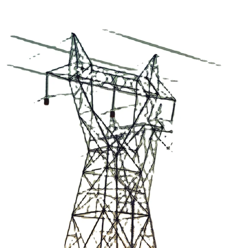 33kv 66kv 138kv 220kv Transmission Line Tower Steel Tube Pylons Self ...
