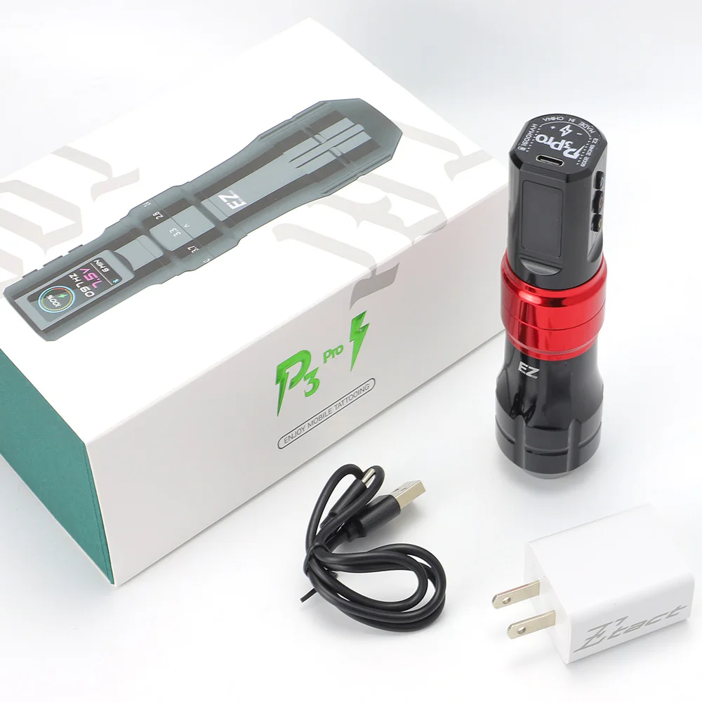 Wholesale Ez Tattoo P3 Pro Big Glossy Finish Grip Adjustable Stroke ...