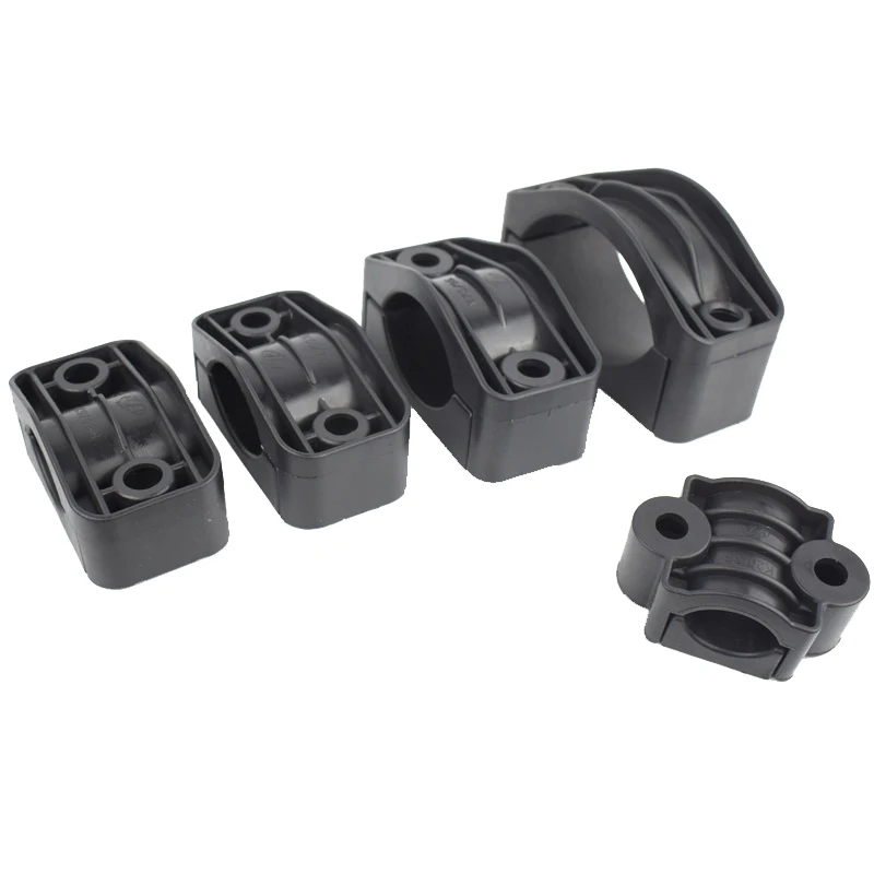 Single Trefoil MV Plastic Cable Clamp for Low Medium High Voltage Cable ...