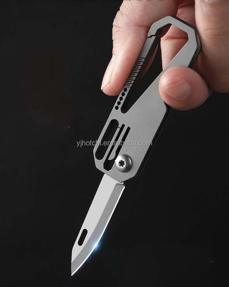 Multifunctional Titanium Alloy Knife Stainless Steel Mini Sharp Edge ...