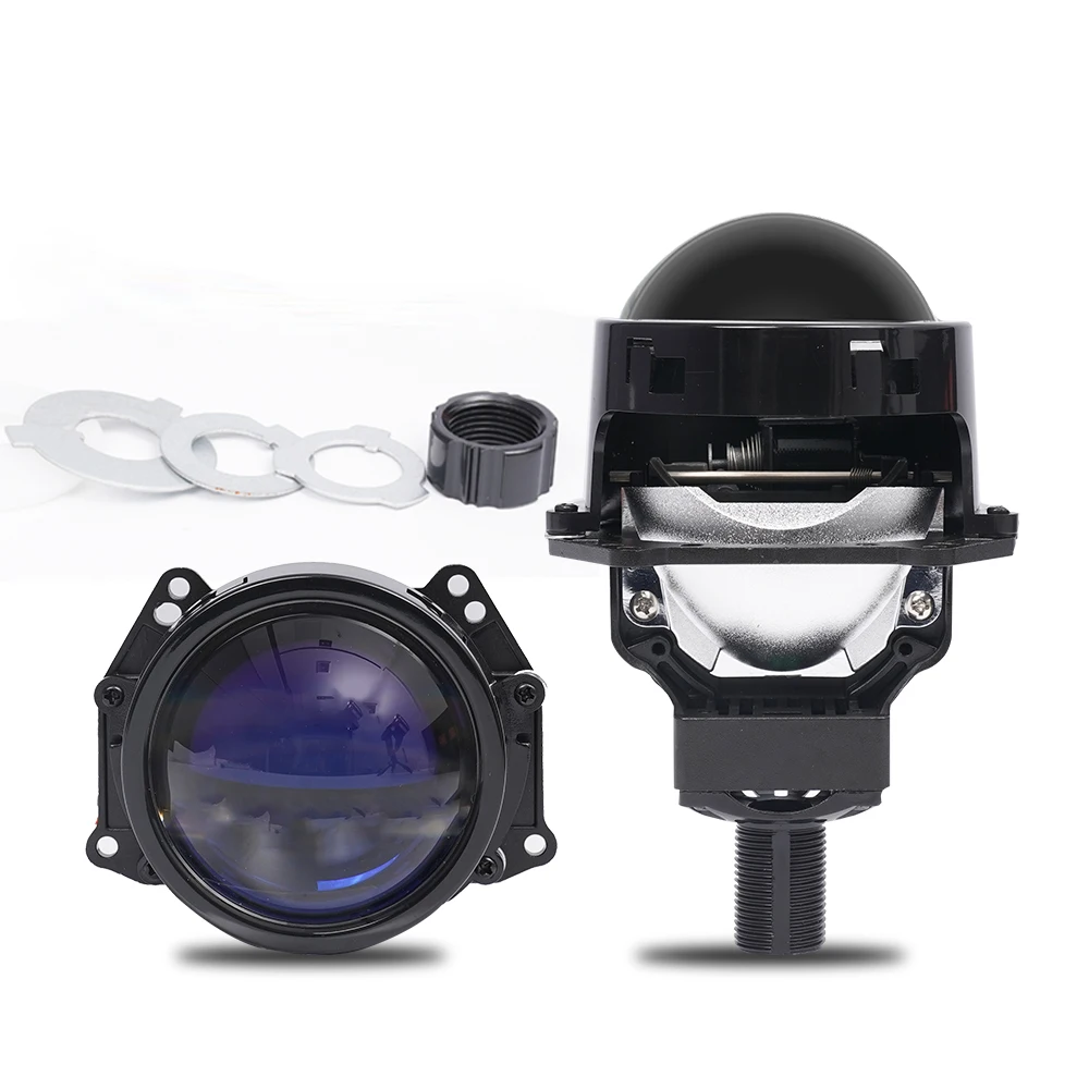 YHKOMS A8 Pro Bi LED Projector Headlamp Lens 3 Inch Super Bright ...