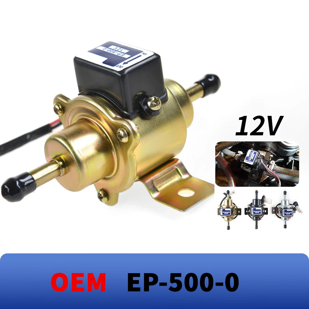 Universal 12V Electric Car Fuel Pump - EP500-0 Model