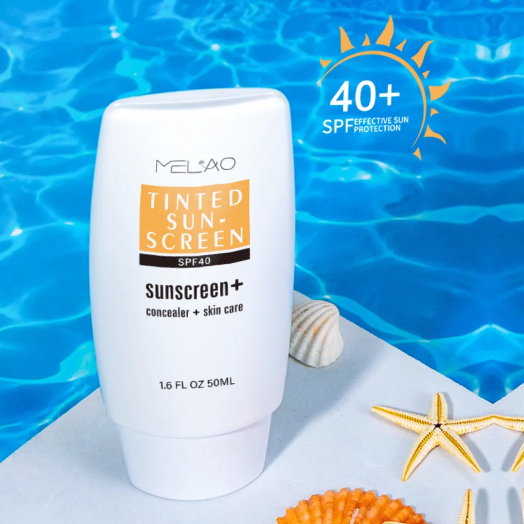 Custom Private Label Sunscreen Cream Spf 50 Tinted Sun Screen Skin ...